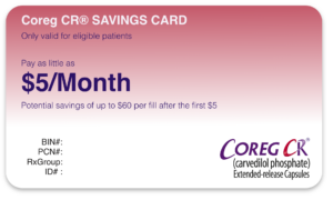 COREG CR® Copay Savings Program - Coreg CR® (carvedilol phosphate ...